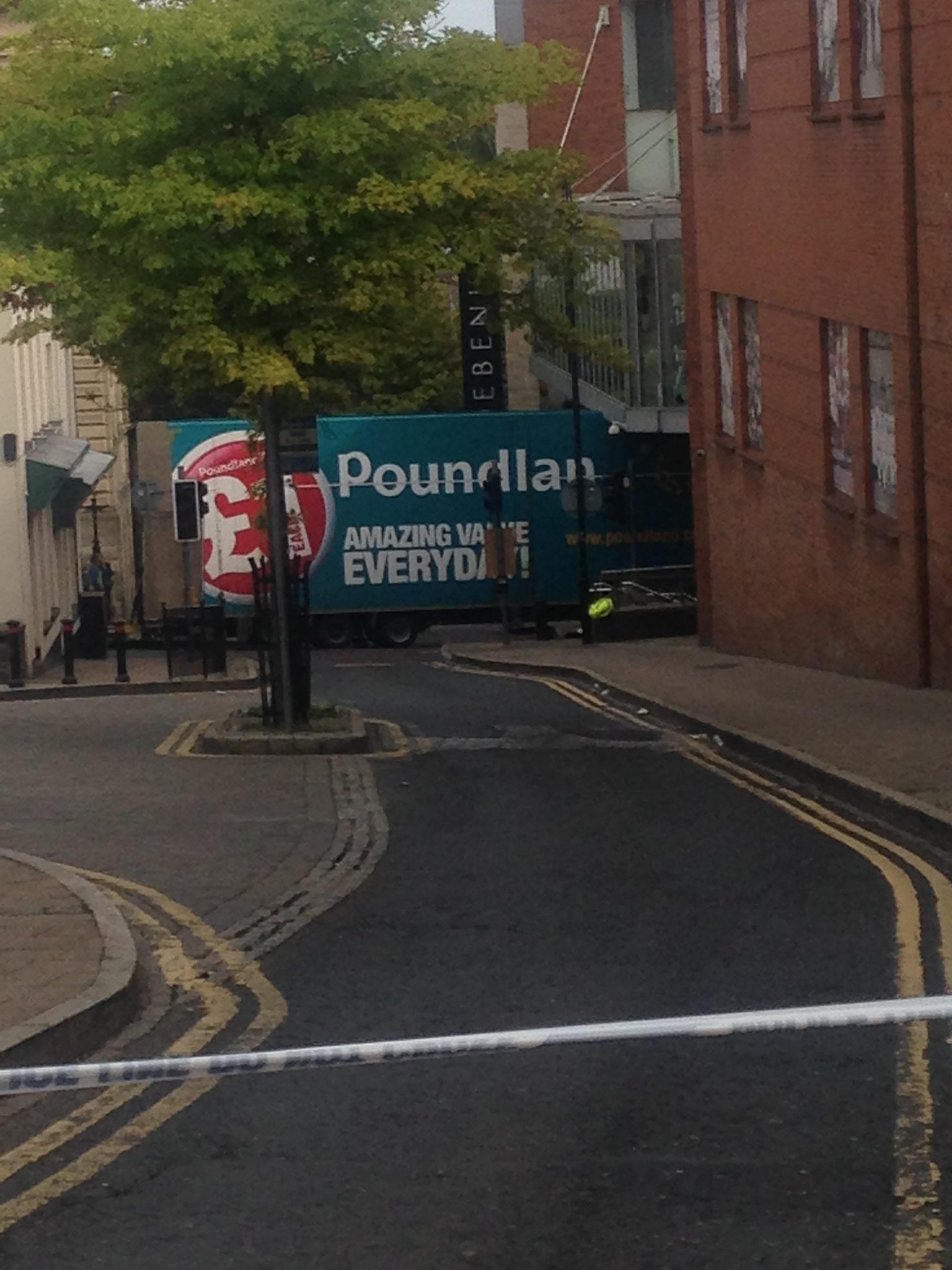 Investigation launched after lorry crashes into Foyleside Shopping ...