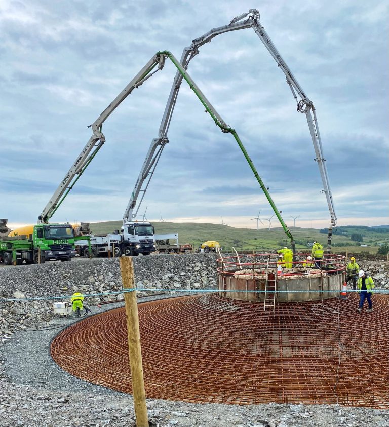Concrete pours completed at Donegal windfarm - Highland Radio - Latest ...