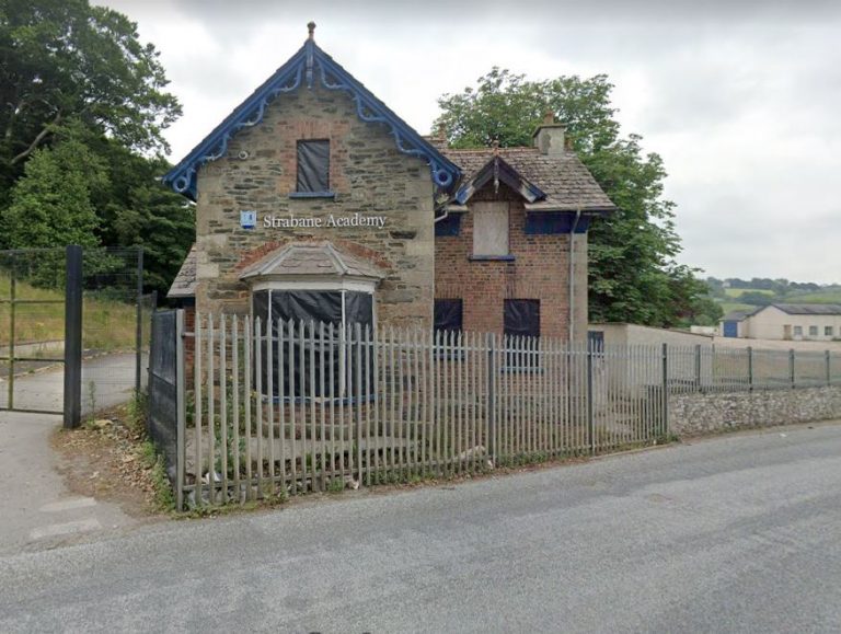 Former Strabane Academy damaged in overnight arson attack - Highland ...