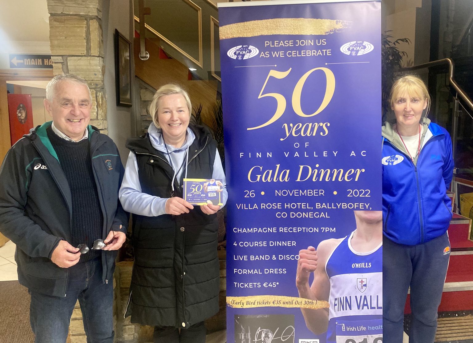 Finn Valley AC will host a gala dinner to mark the club’s 50th ...