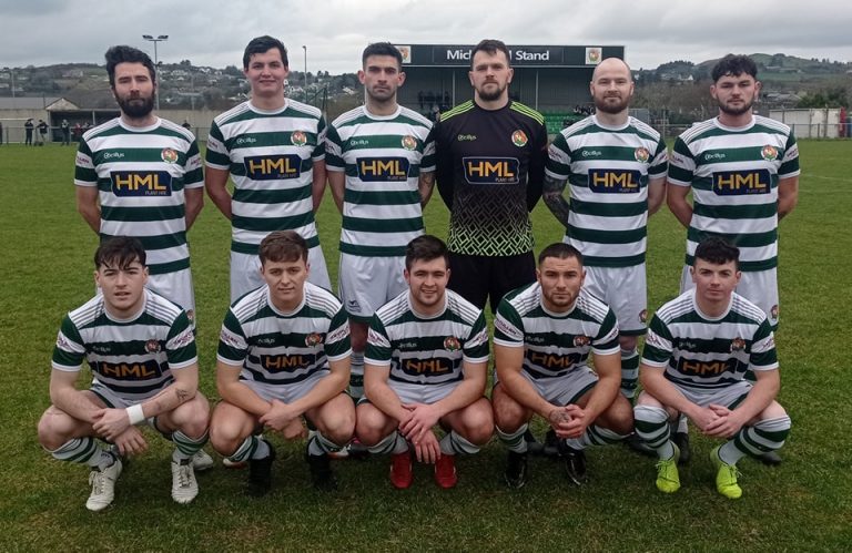 Late Lee McColgan penalty draw Cockhill Celtic level with Bonage at top ...