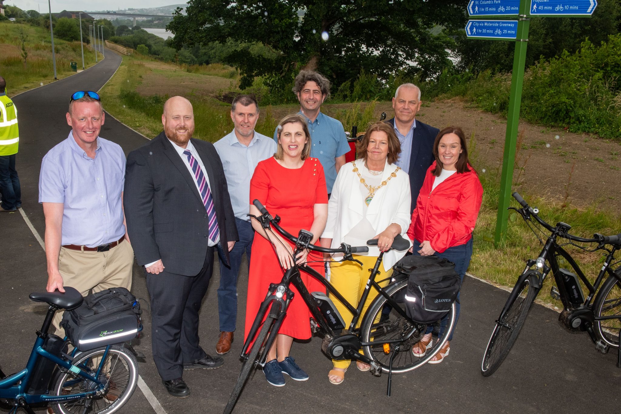 Strathfoyle Greenway way officially opened today - Highland Radio ...