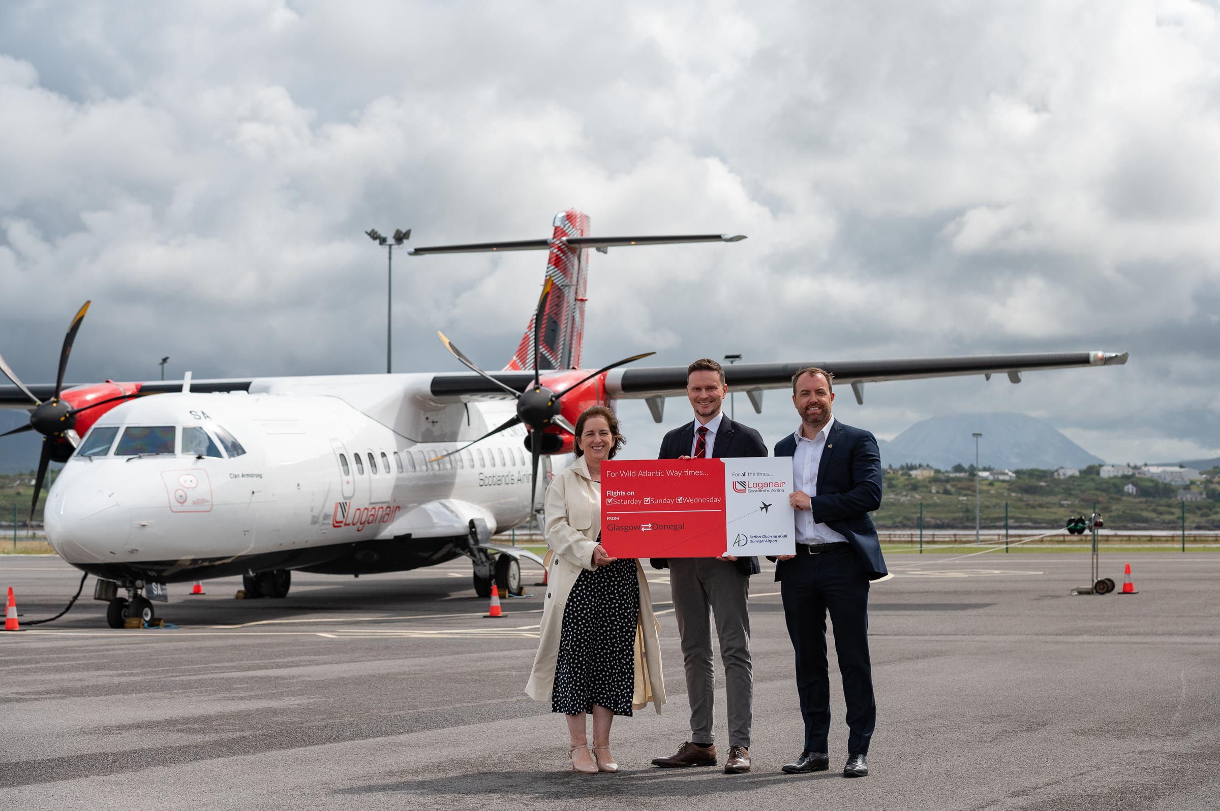 Take off for Loganair's Donegal to Glasgow service - Highland Radio ...