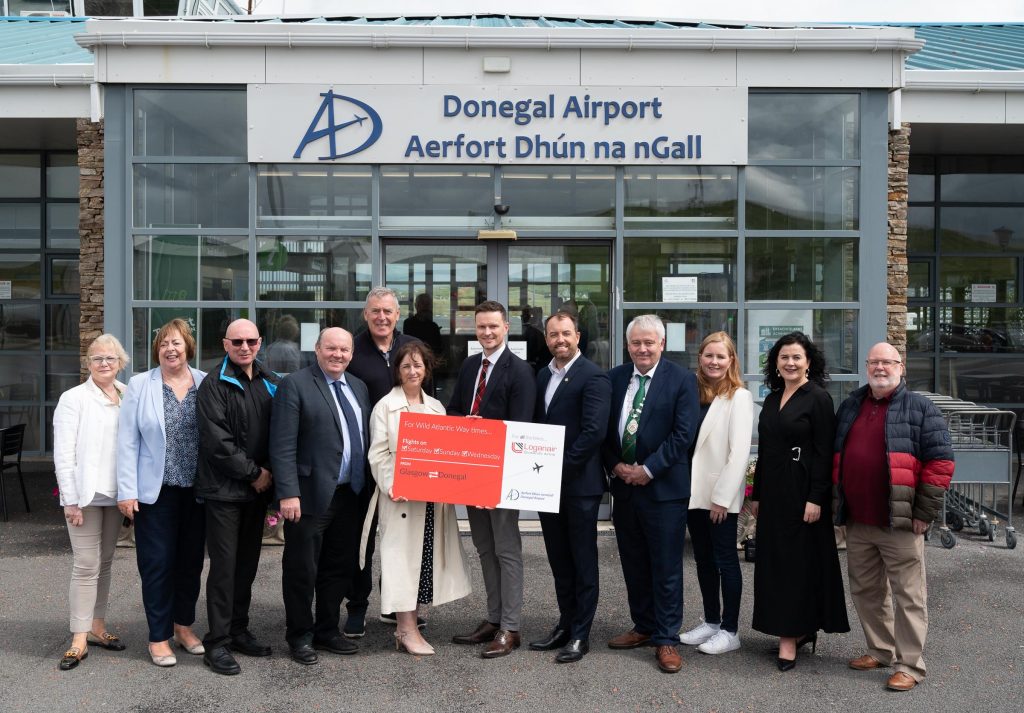 Take off for Loganair's Donegal to Glasgow service - Highland Radio ...