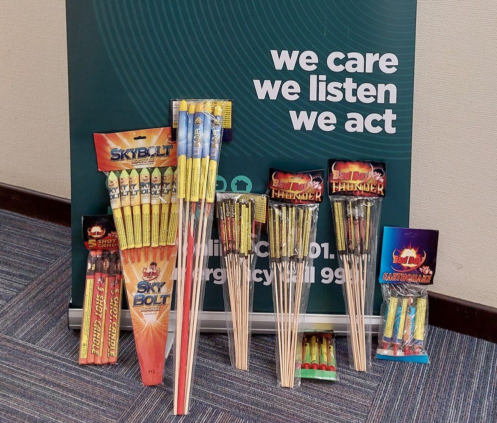 400 illegal fireworks seized in Derry - Highland Radio - Latest Donegal ...