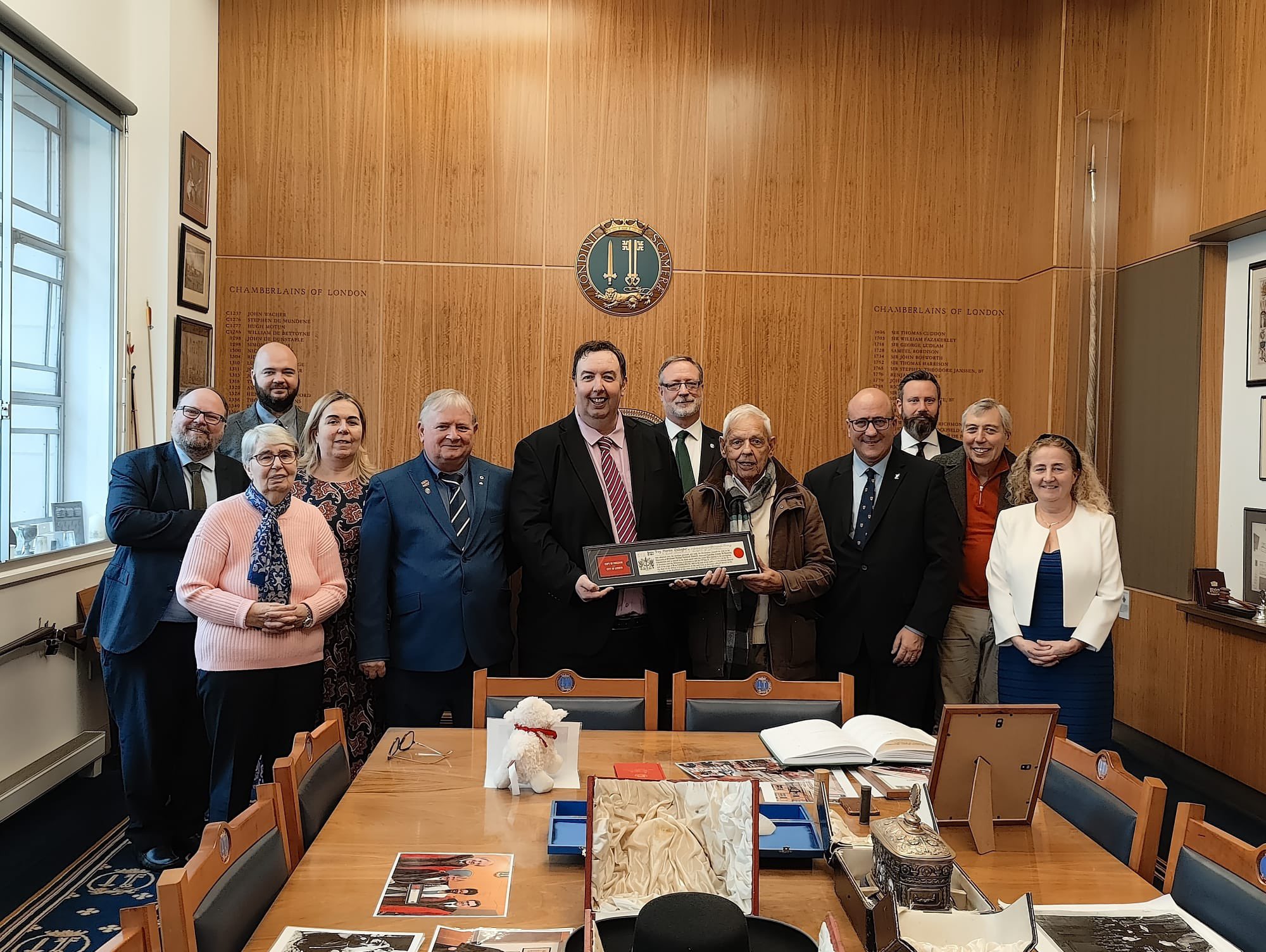 Troy Gallagher 'honoured and humbled' to receive Freedom of London ...