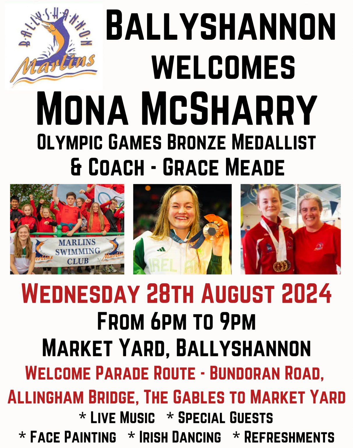 Marlins Swimming Club host homecoming for Olympic Bronze Medallist Mona McSharry - Highland ...