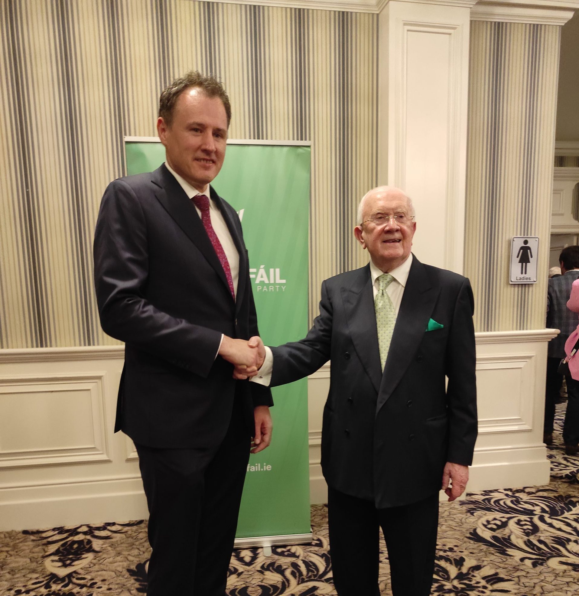 Minister Charlie McConalogue and former TD Pat the Cope Gallagher to ...