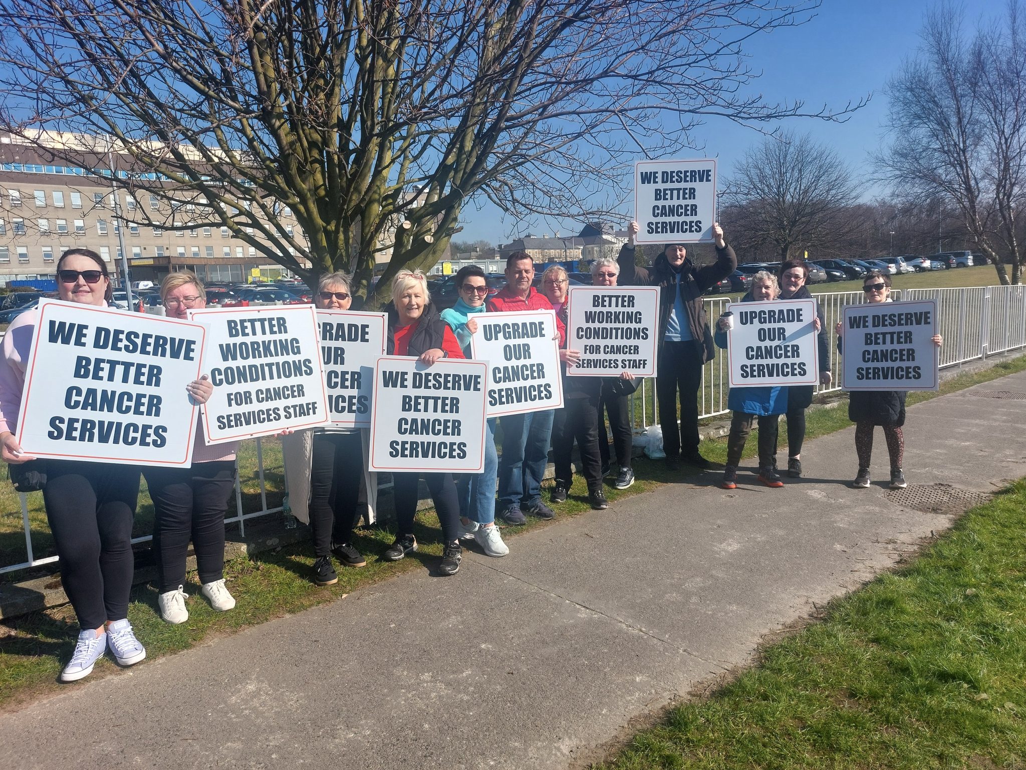 Second protest to be staged outside LUH over cancer services - Highland ...