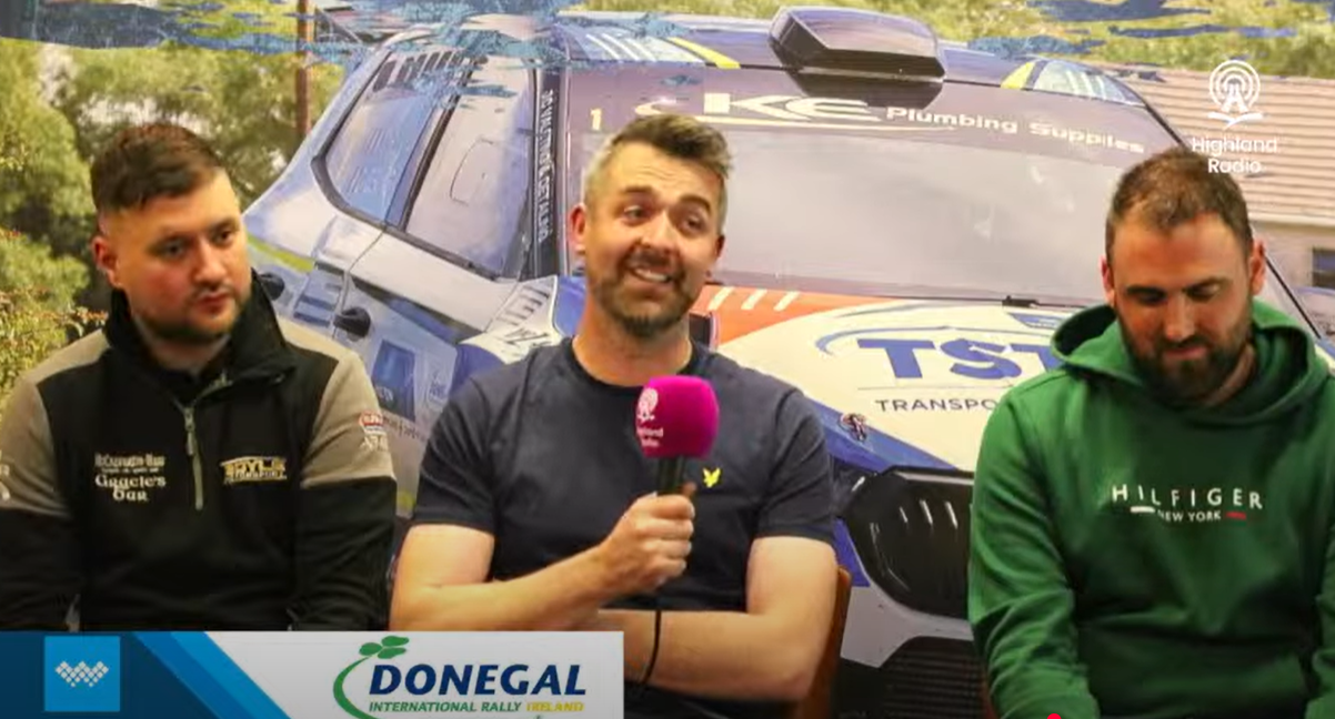 Donegal International Rally Launch night interviews - Eamon McGee ...