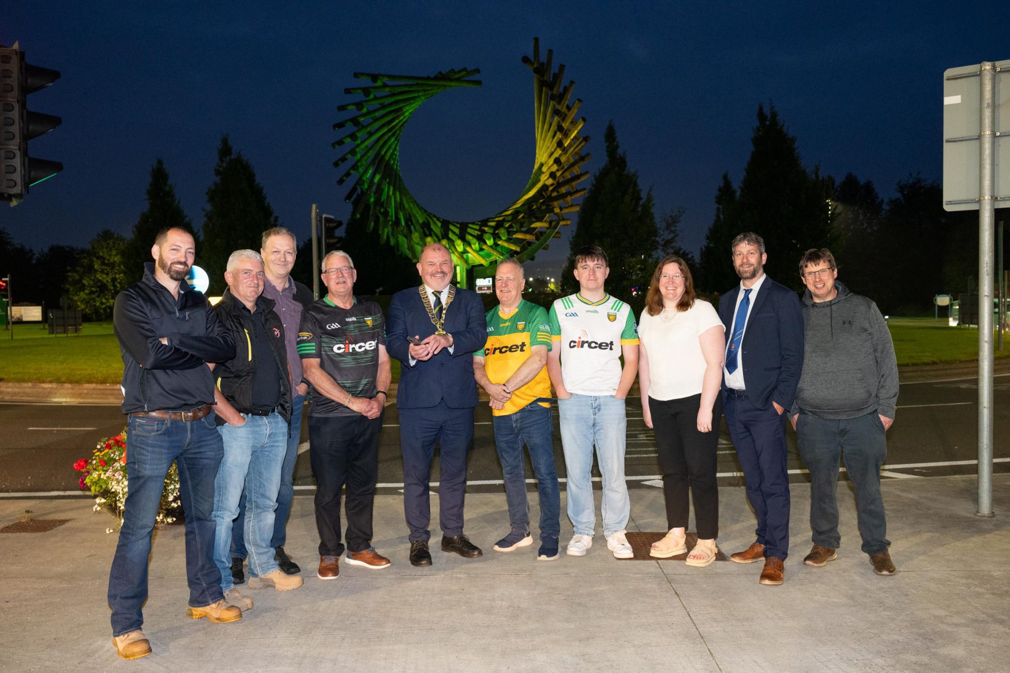 Polestar Roundabout goes green and gold ahead of All Ireland final ...