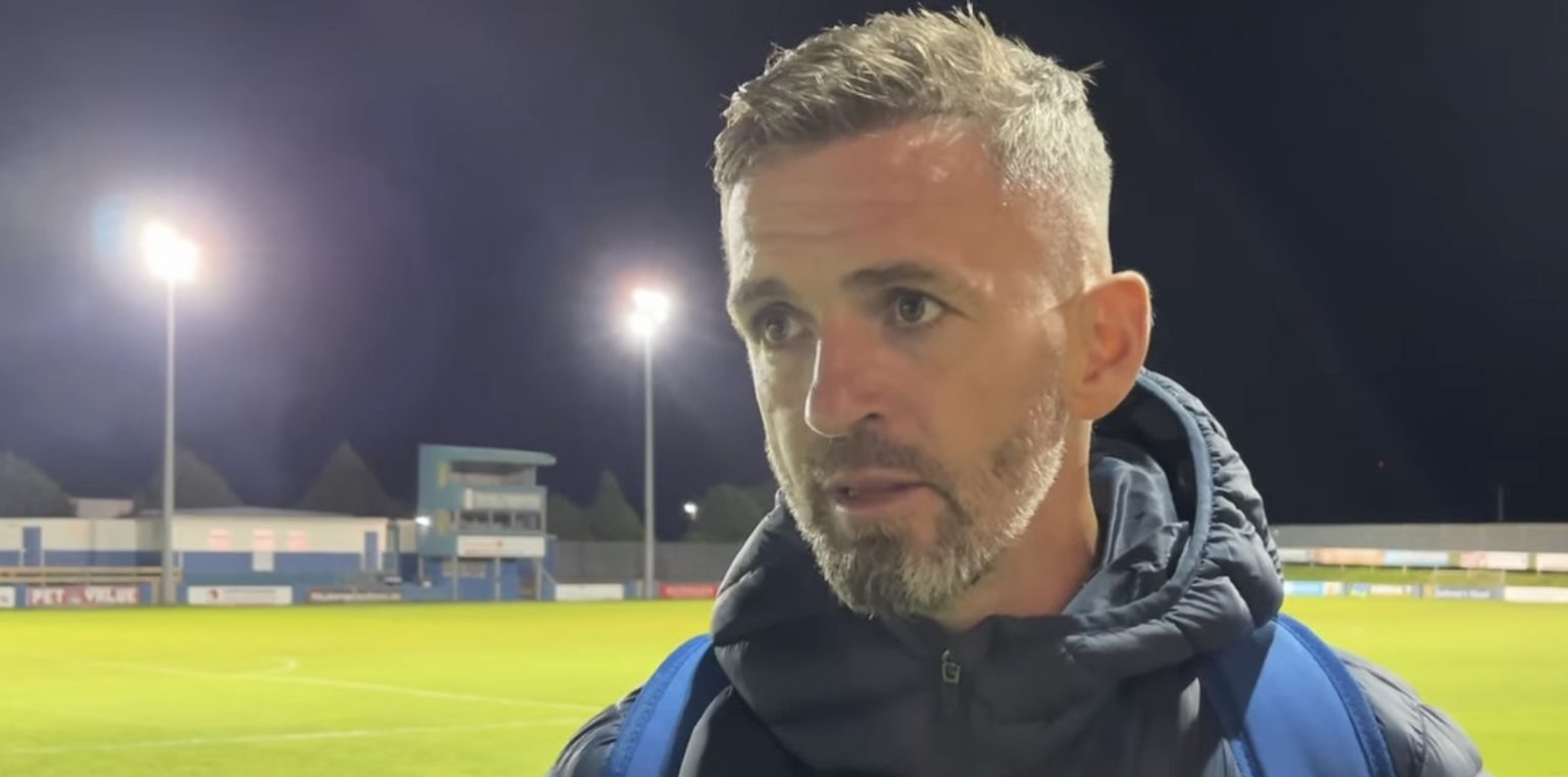 Harps boss Kevin McHugh reacts as son Odhran nets late equaliser in ...