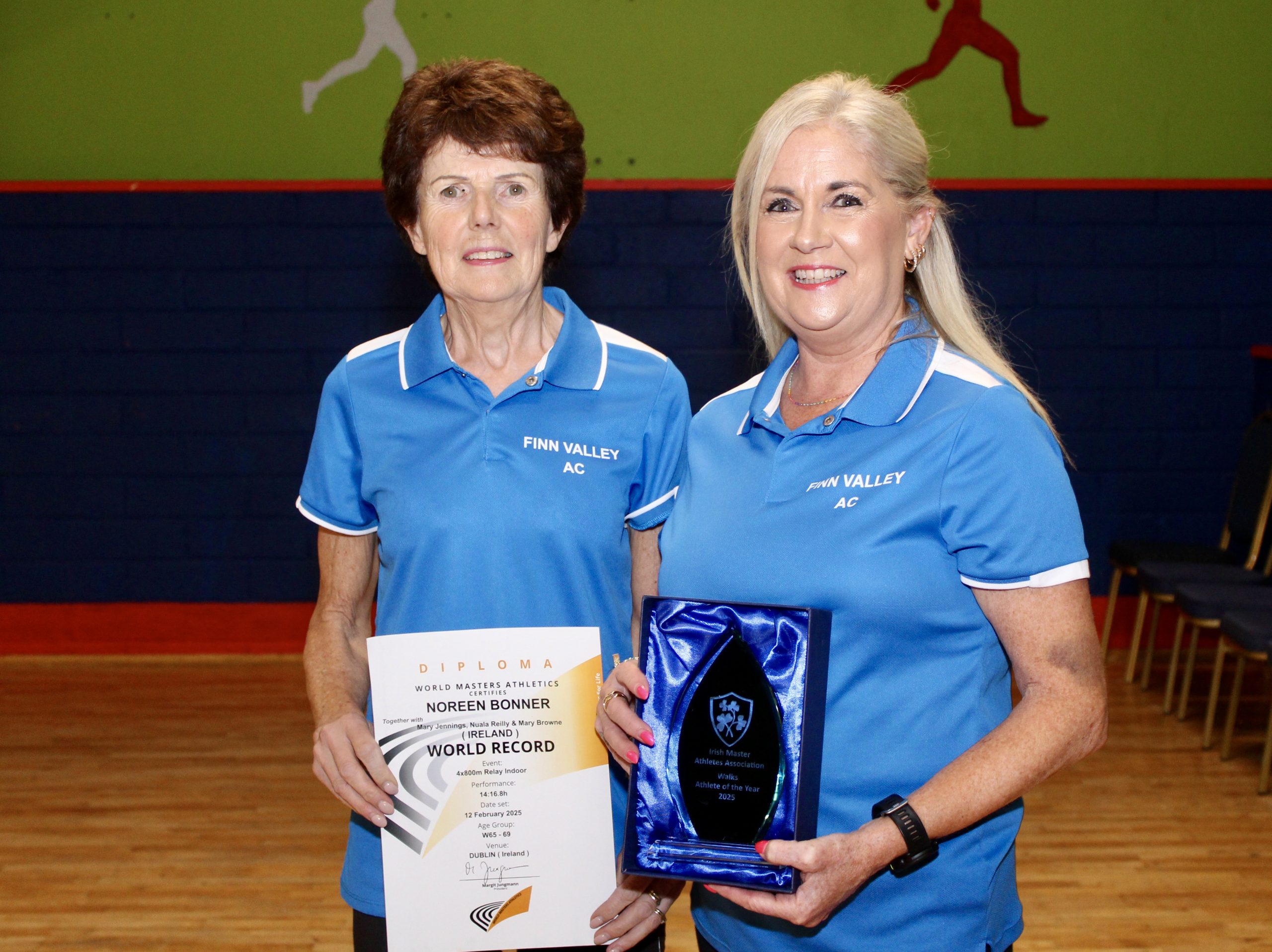 Finn Valley AC pair honoured by Irish Master Athletic Association ...