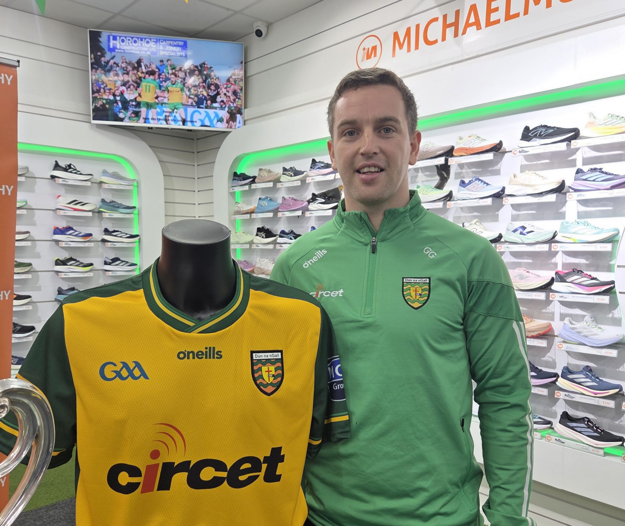 Donegal GAA launch new jersey - Sean Patton, Brian McIntyre & Gerard ...