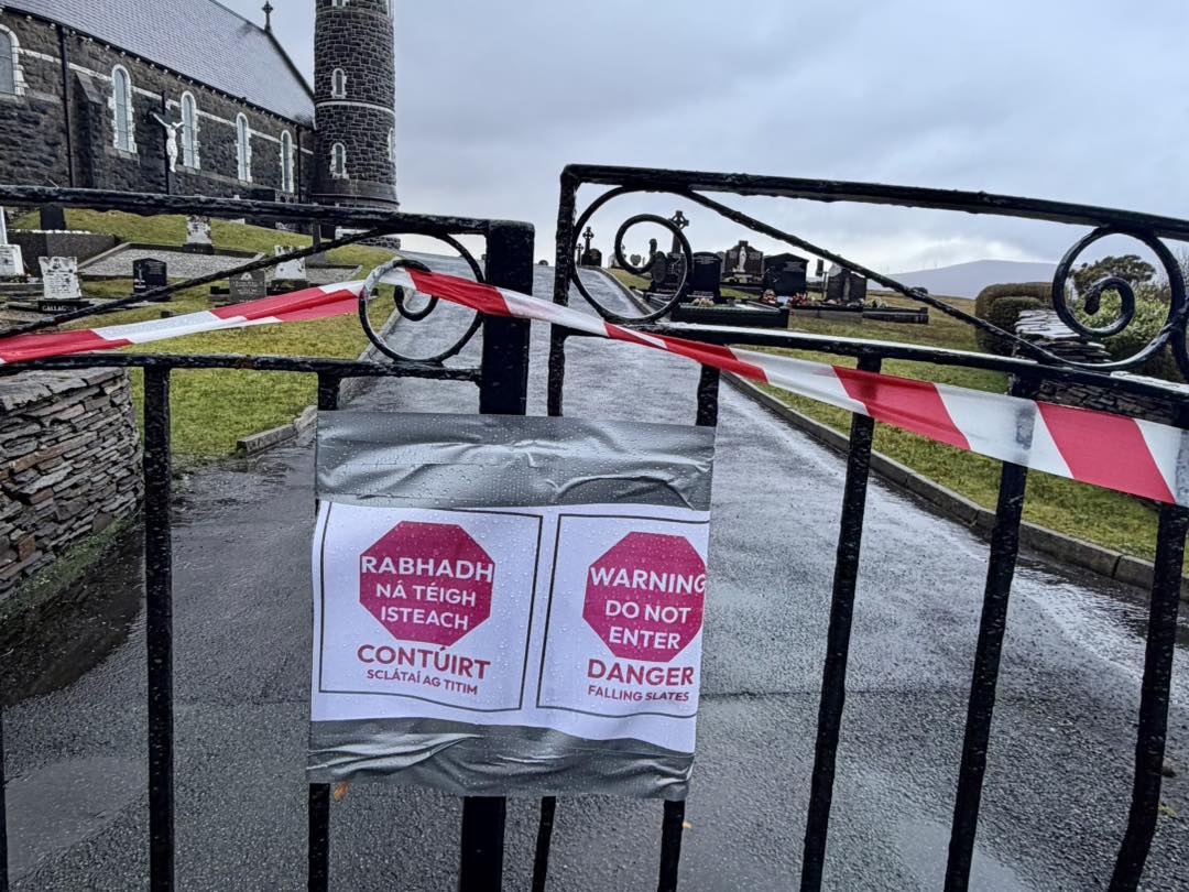 Sacred Heart Church in Dunlewey closed after storm damage - Highland ...