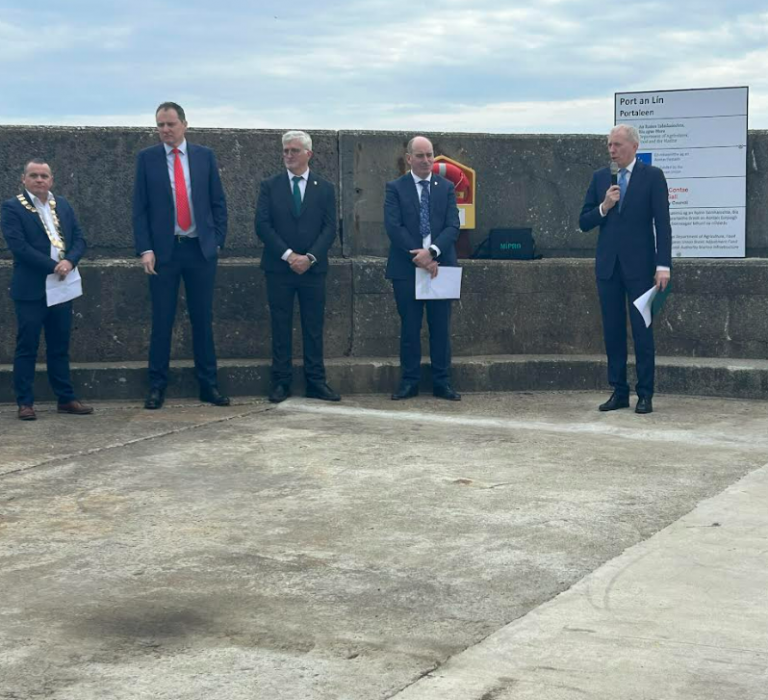 Fisheries Minister officially re-opens Portaleen Pier in North ...